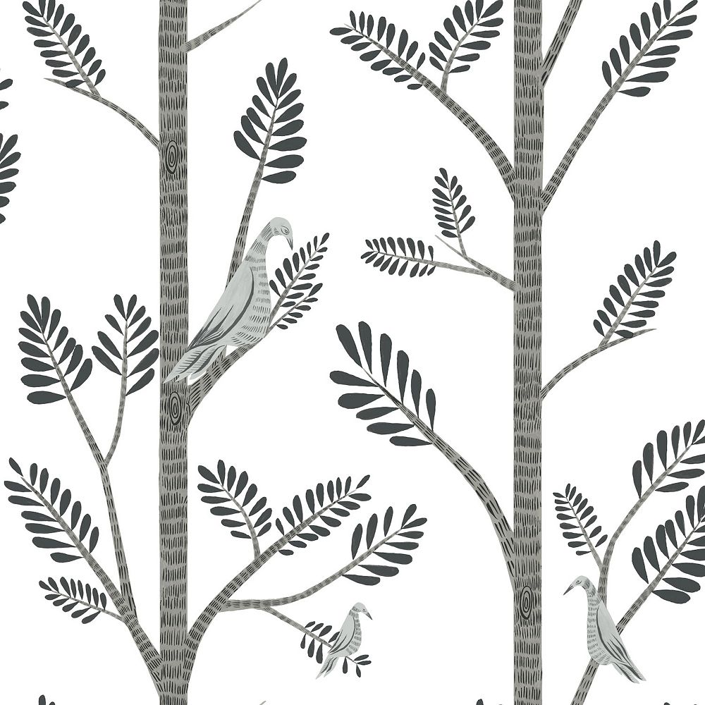 RoomMates Aviary Branch Peel & Stick Wallpaper