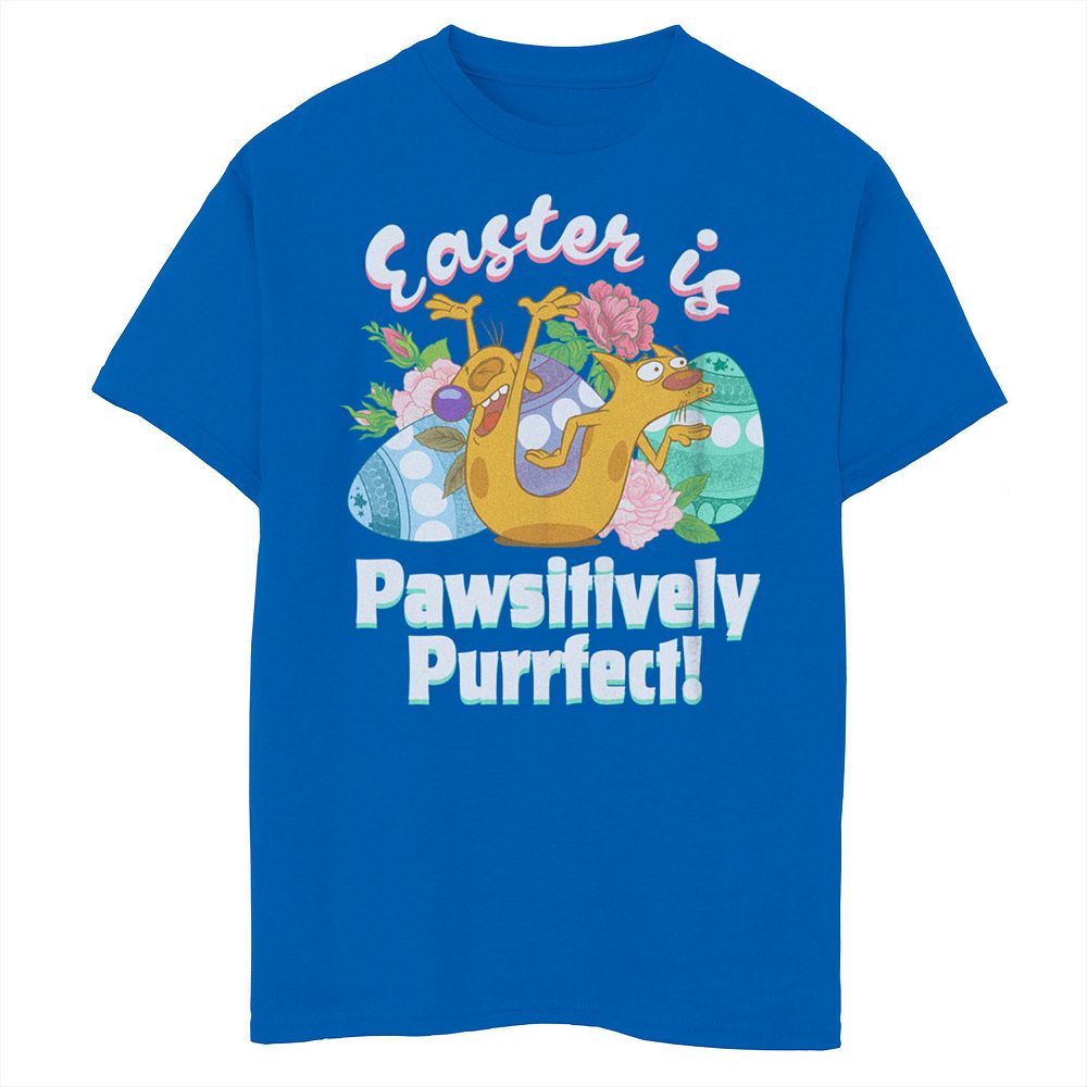 Boys 6-20 Nickelodeon CatDog Easter Is Pawsitively Purrfect Graphic Tee