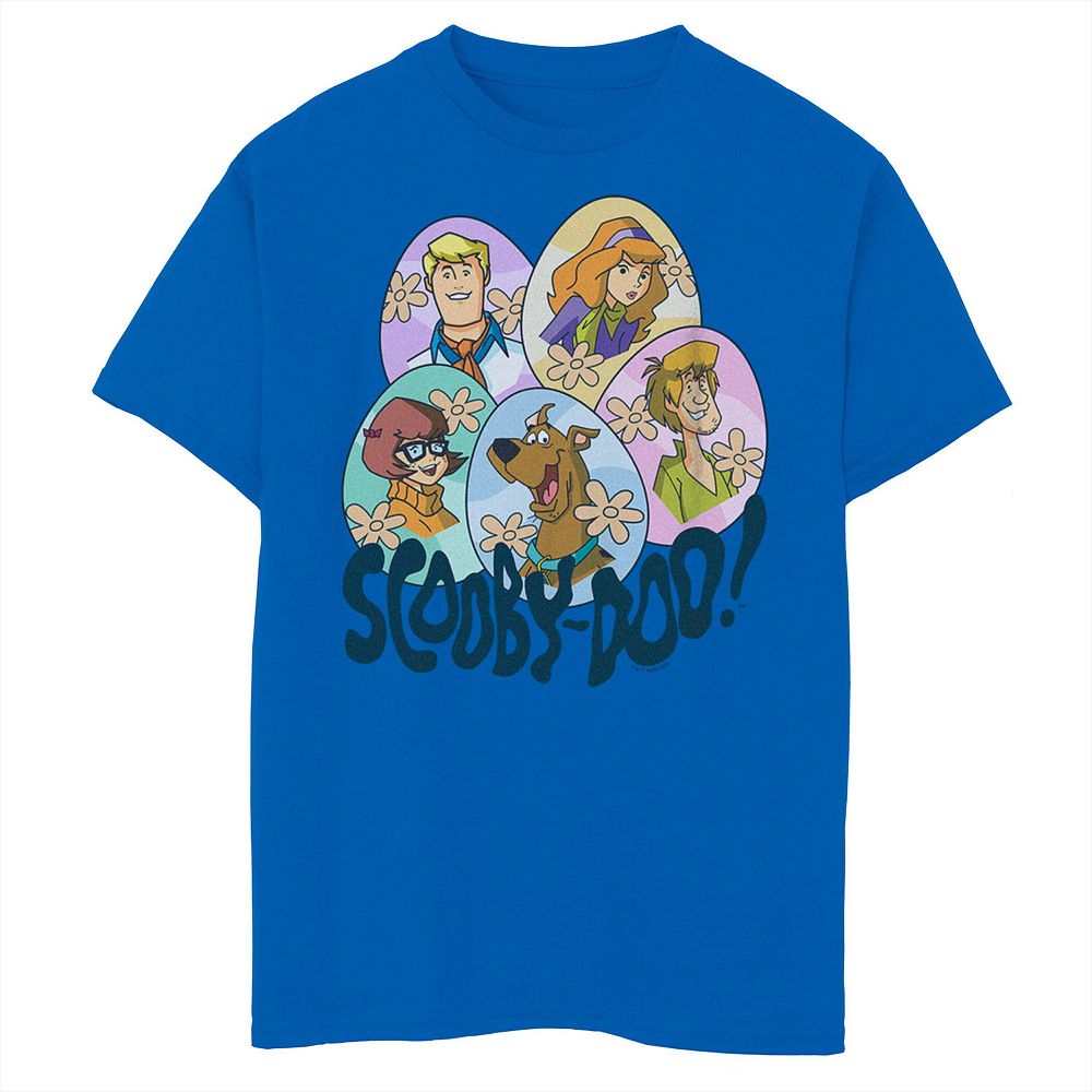 Boys 8-20 Scooby Doo Easter Eggs Floral Graphic Tee