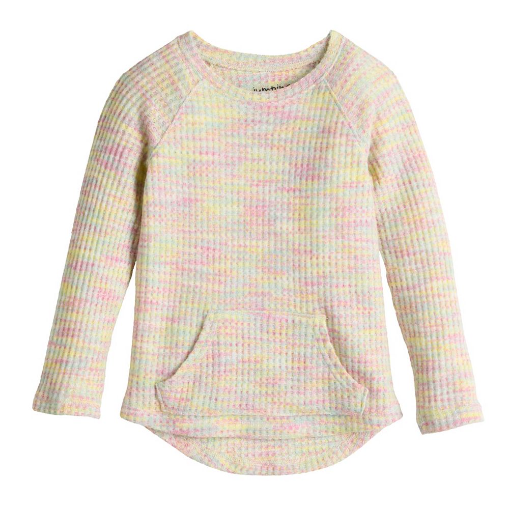 Toddler Girl Jumping Beans® Physical Adaptive Raglan Thermal Tee