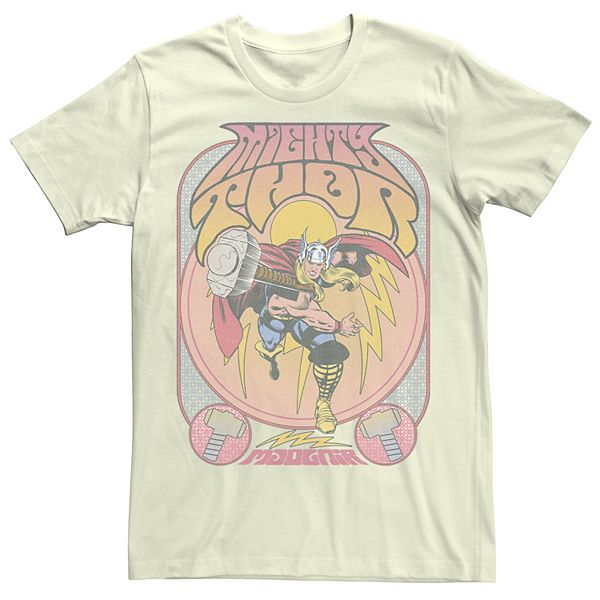 Men's Marvel Comics Retro Mighty Thor Mjolnir Tee