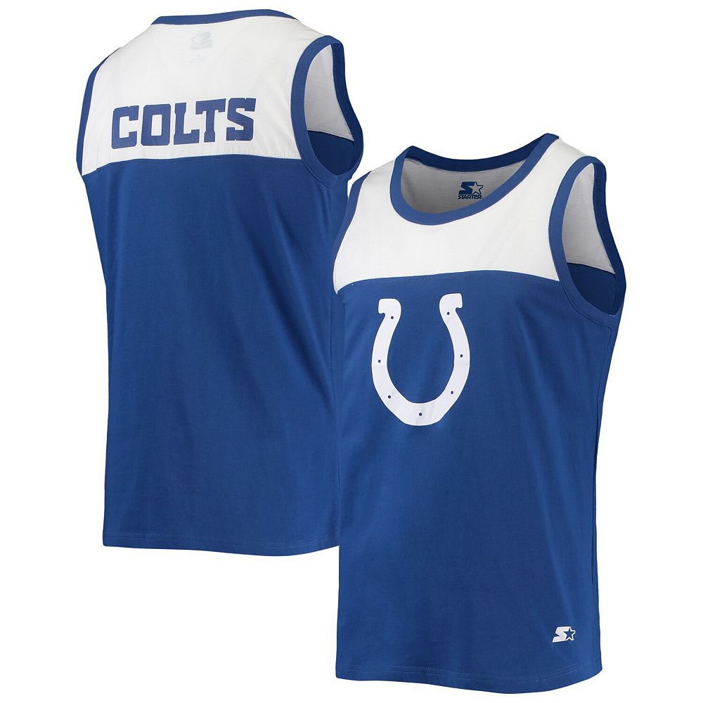 Men's Starter Royal/White Indianapolis Colts Team Touchdown Fashion ...