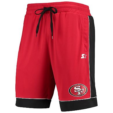Men's Starter Scarlet/Black San Francisco 49ers Fan Favorite Fashion Shorts