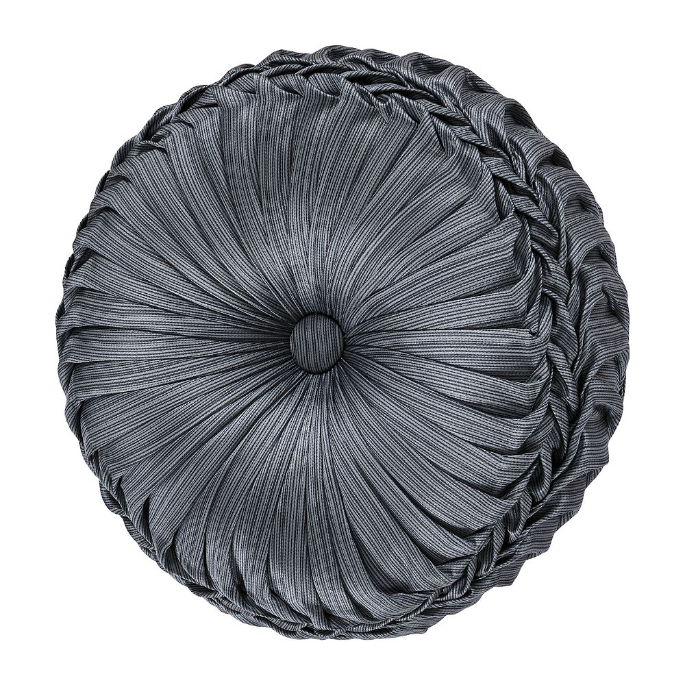 Five Queens Court Leah Tufted Round Throw Pillow