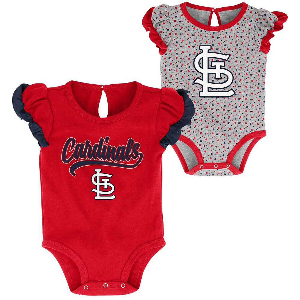 Newborn & Infant Red/Heathered Gray St. Louis Cardinals Scream & Shout ...