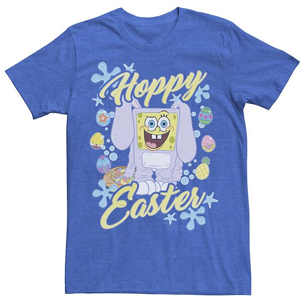 Men's Nickelodeon SpongeBob SquarePants Bunny Happy Easter Tee