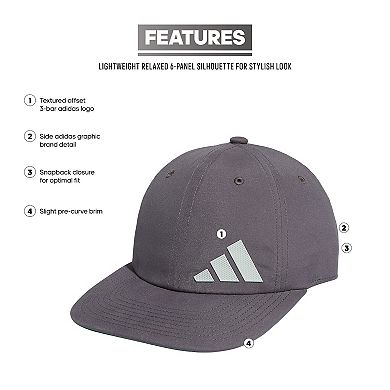 Men's adidas Offset 3-Bar Snapback Hat