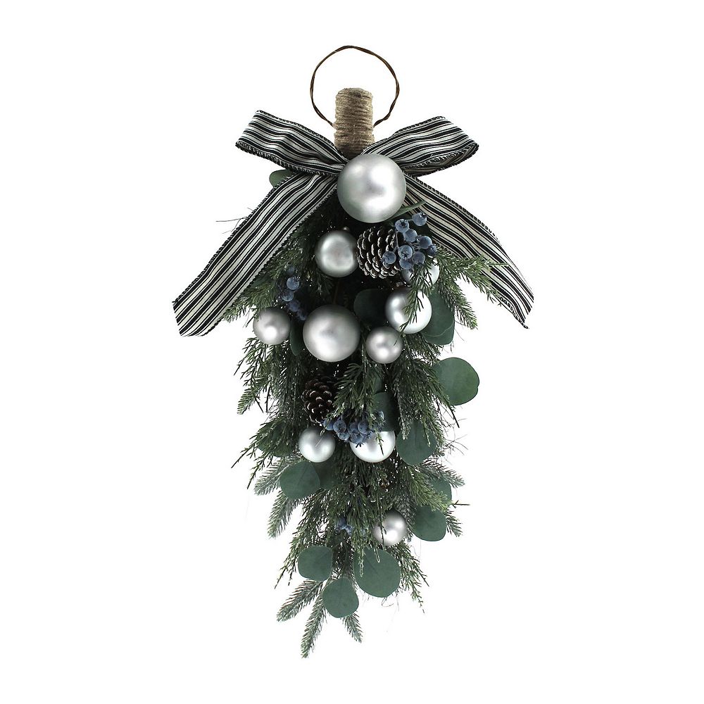 St. Nicholas Square® Artificial Juniper Berry Ornament Teardrop Wall Decor