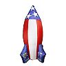 8-ft. 4th of July American Flag Rocket Inflatable Outdoor Decor