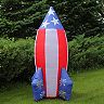 8-ft. 4th of July American Flag Rocket Inflatable Outdoor Decor