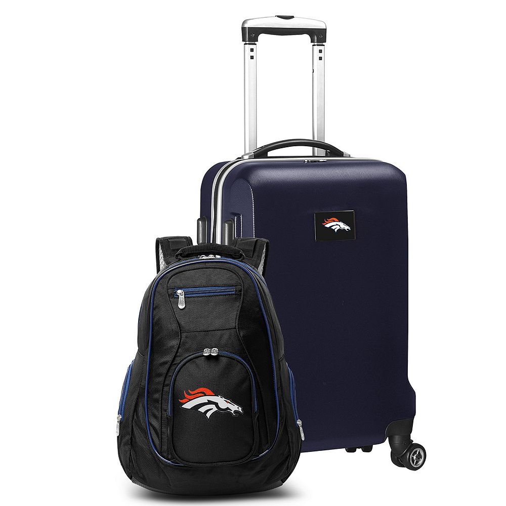 Denver Broncos Deluxe Hardside Spinner Carry-On & Backpack Set