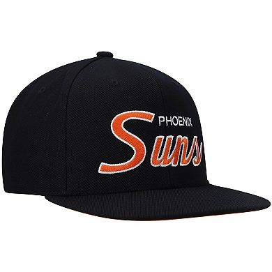 Men's Mitchell & Ness Black Phoenix Suns Hardwood Classics Script 2.0 ...