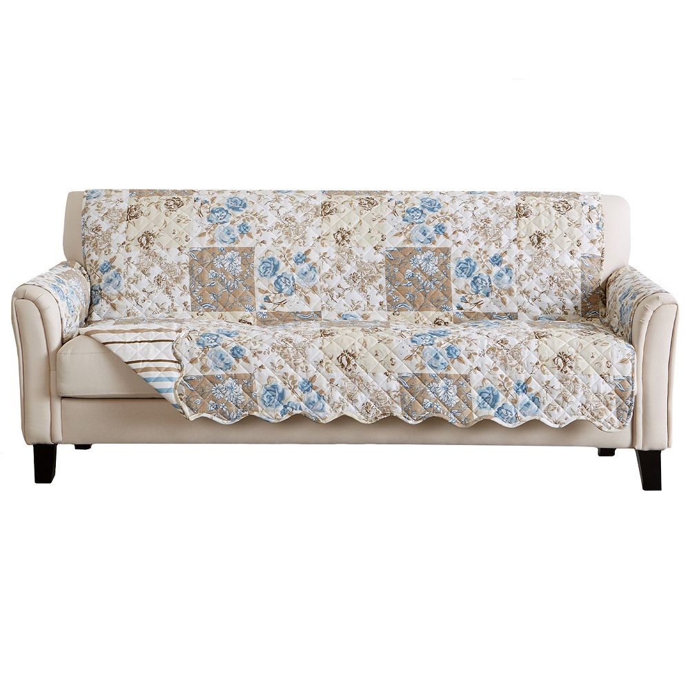 Great Bay Home Maribel Floral Patchwork Sofa Cover