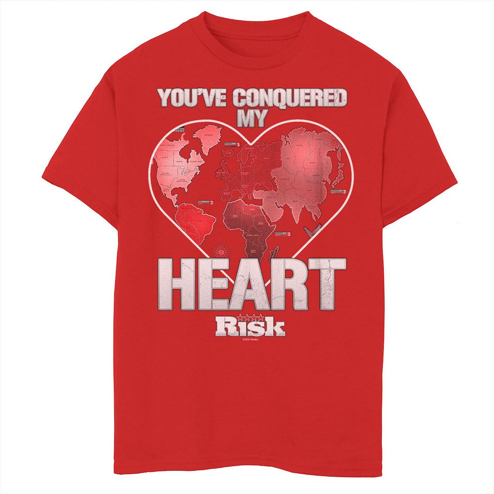Boys 6-20 Risk You've Conquered My Heart Graphic Tee