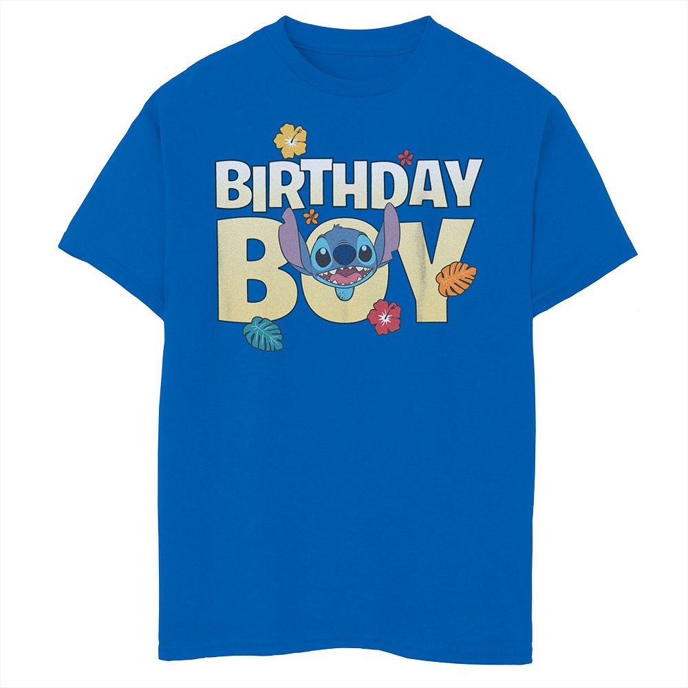 Disney's Lilo & Stitch Boys 8-20 Birthday Boy Tee