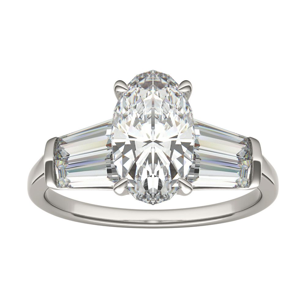 Charles & Colvard 14k Gold 3 1/2 Carat T.W. Lab-Created Moissanite ...