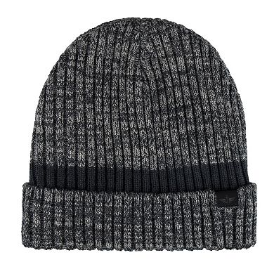 Dockers® Chunky Rib Knit Men's Contrast Stripe Beanie Hat