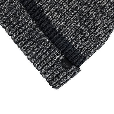 Dockers® Chunky Rib Knit Men's Contrast Stripe Beanie Hat