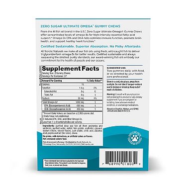 Nordic Naturals Ultimate Omega Gummy Chews,54-ct.