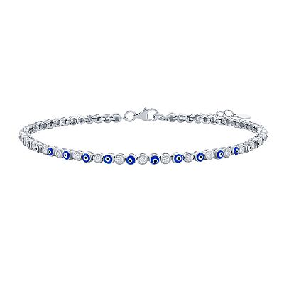 Cubic zirconia tennis anklet store