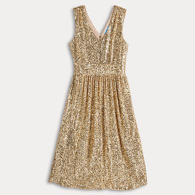 Women's Draper James V-Neck Sequin Dress