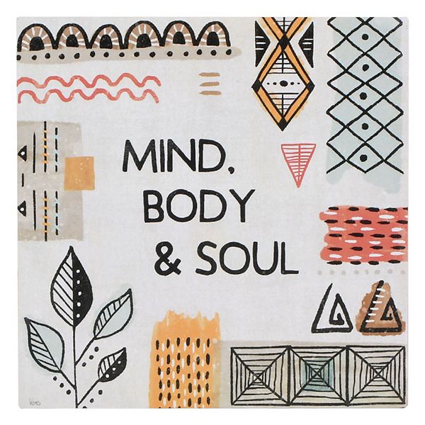 Mind Body & Soul Table Decor