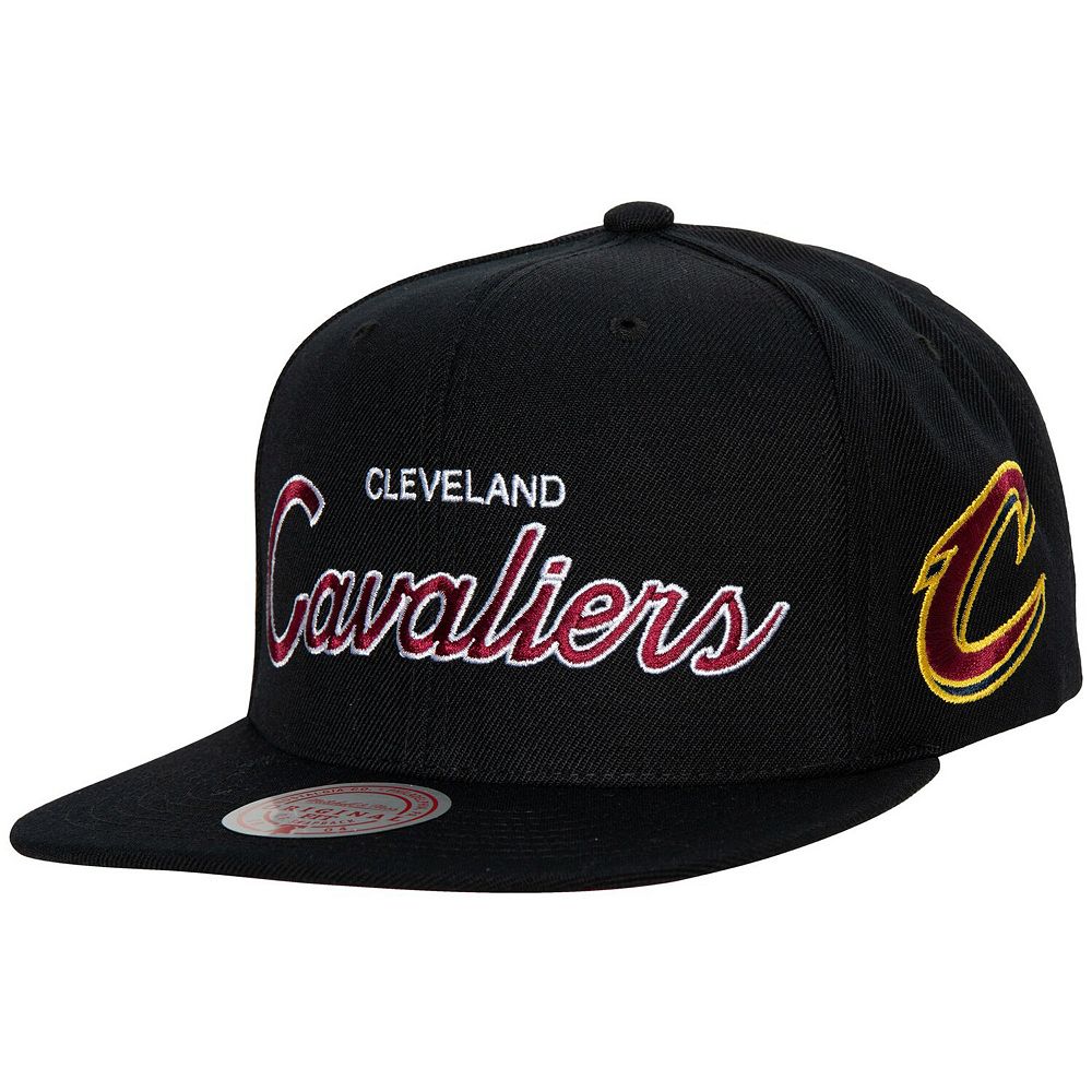 Men's Mitchell & Ness Black Cleveland Cavaliers Hardwood Classics ...