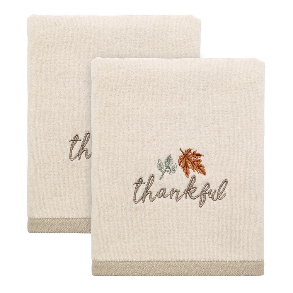 Avanti Grateful Patch 2-pack Hand Towel