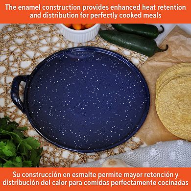 IMUSA 11in. Enamel Comal (Griddle) Single Handle / IMUSA Comal ...