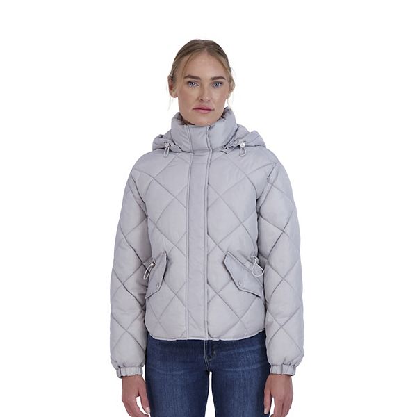 Juniors' Sebby Quilted Puffer Jacket