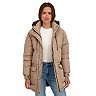 Juniors' Sebby Hooded Parka Puffer Coat