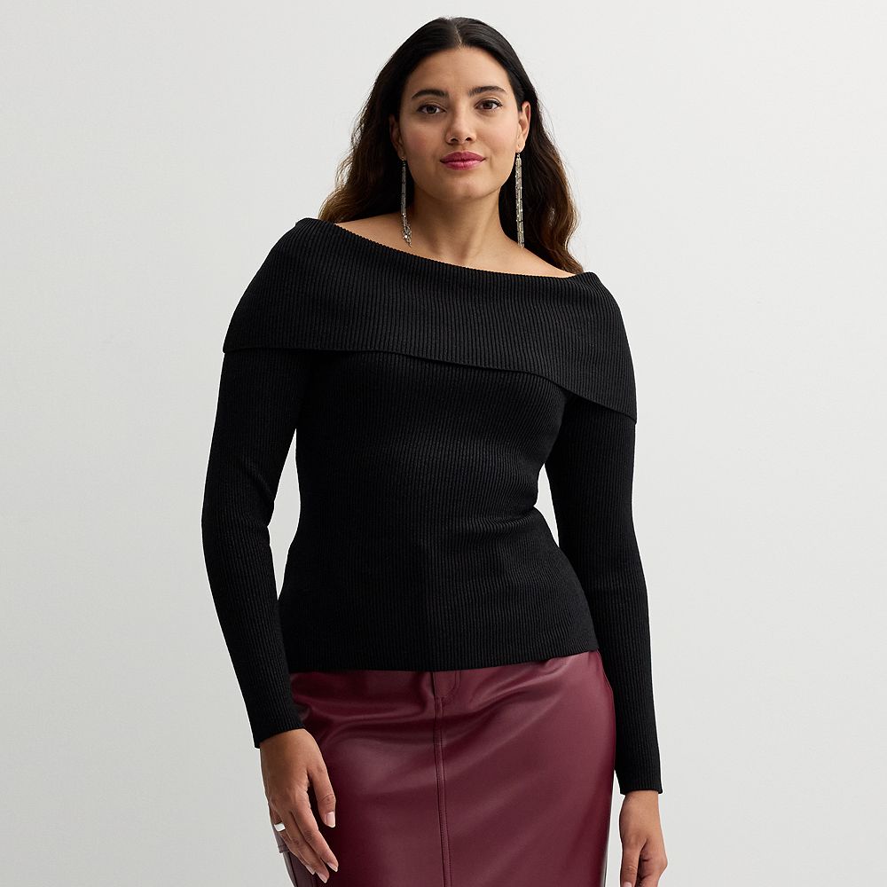 Women's INTEMPO Off-The-Shoulder Long Sleeve Top