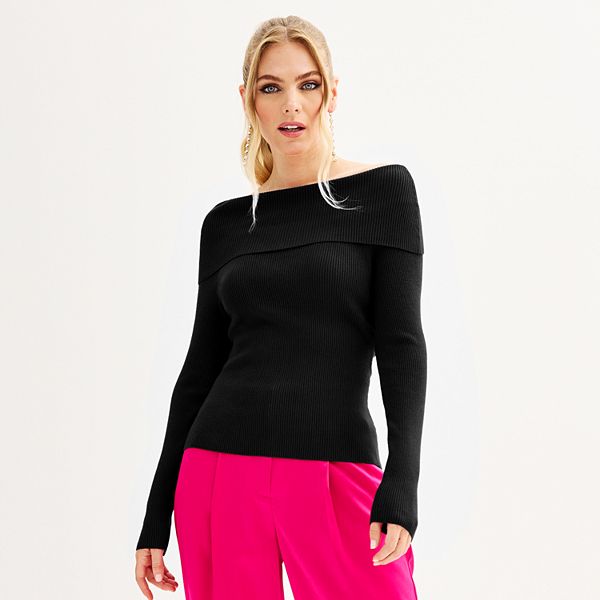 Women's INTEMPO Off-The-Shoulder Long Sleeve Top