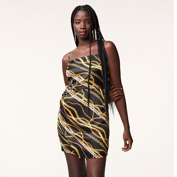 Women's INTEMPO Satin Mini Dress