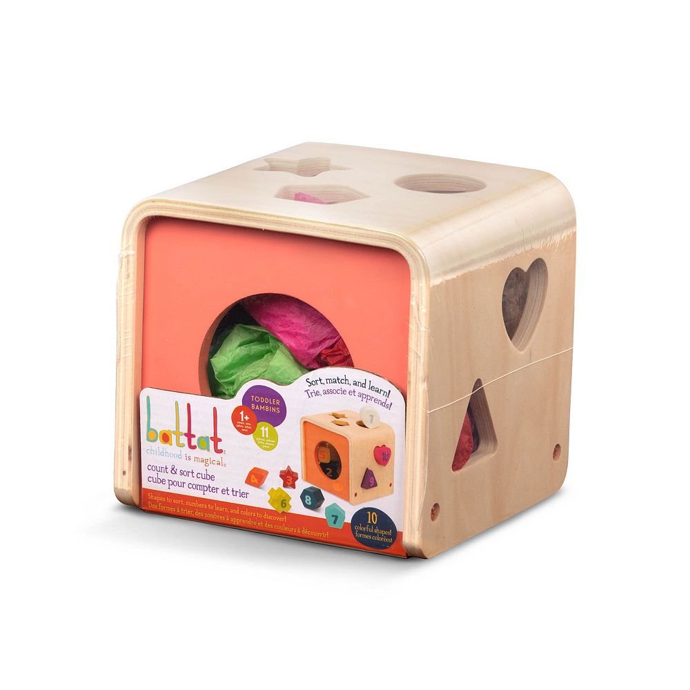 Battat Count & Sort Cube Counting and Shapes Activity