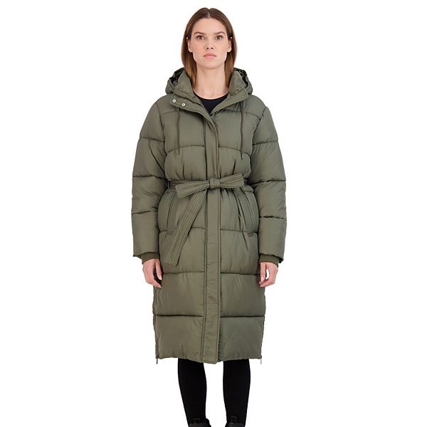 Women's Sebby Collection Long Puffer Jacket