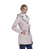 Women's Sebby Collection Hooded Trench Coat