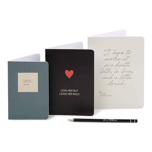 Atticus Notebook Set with Pencil