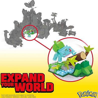 Mega Bloks Pokémon Bulbasaur's Forest Trek Building Set