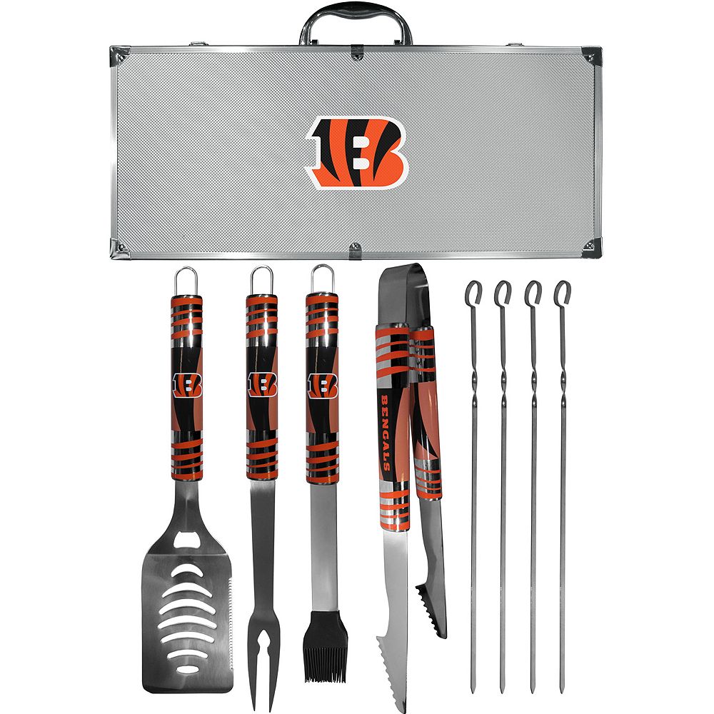 Cincinnati Bengals Tailgater 8-Piece BBQ Grill Set