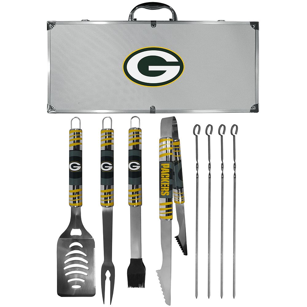 Green Bay Packers Tailgater 8-Piece BBQ Grill Set