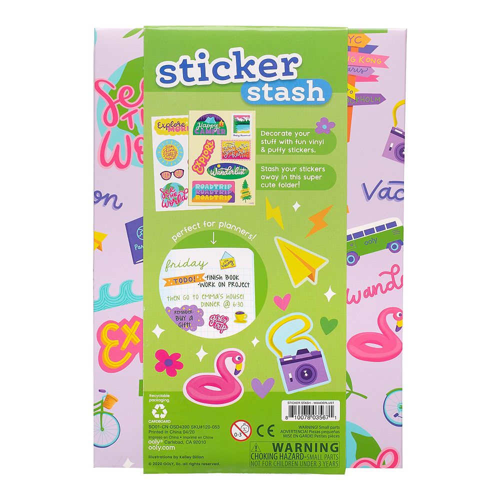 Ooly Sticker Stash - Wanderlust