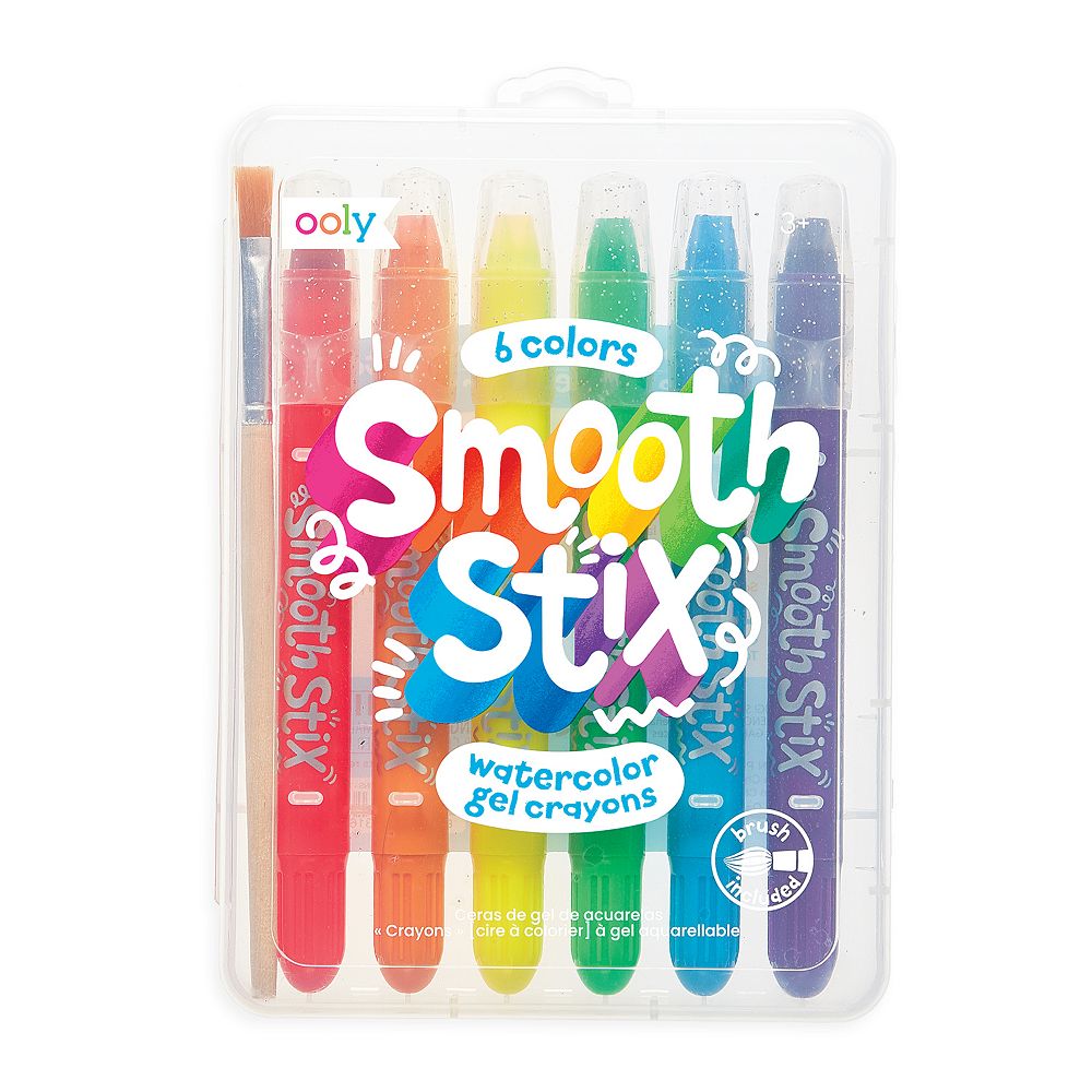 Ooly Smooth Stix Watercolor Gel Crayons 7-pc. Set