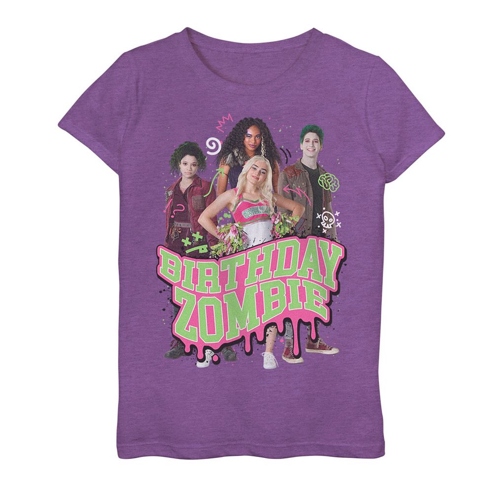 Disney's Zombies Girls 7-16 Birthday Graphic Tee