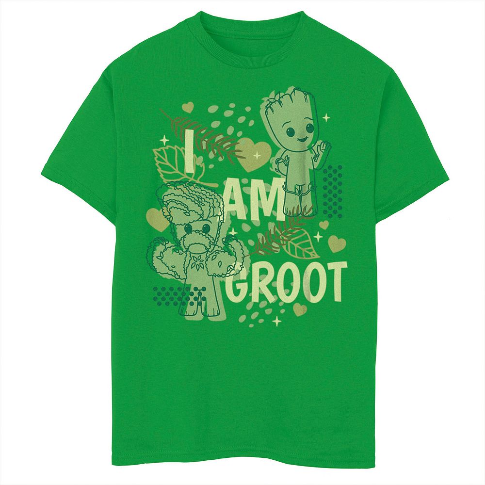 Boys 8-20 Marvel I am Groot Cutesy Groot Tee