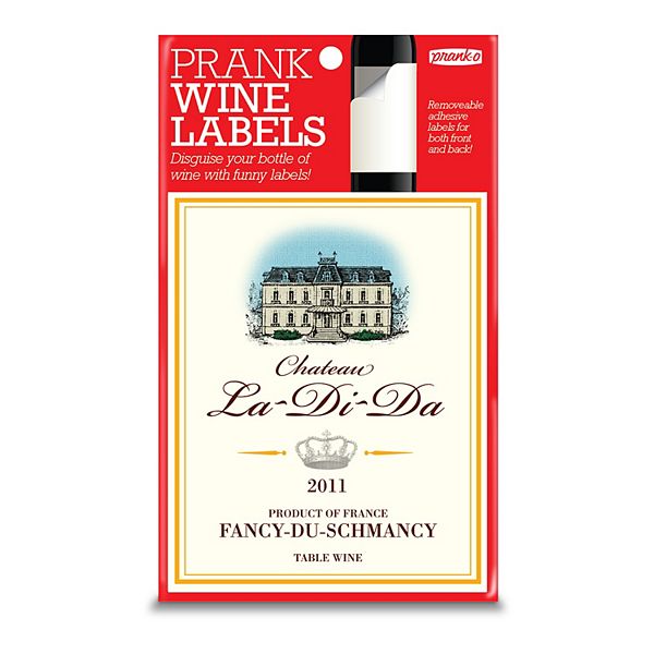 Prank-O Prank Wine Label: Chateau La Di Da