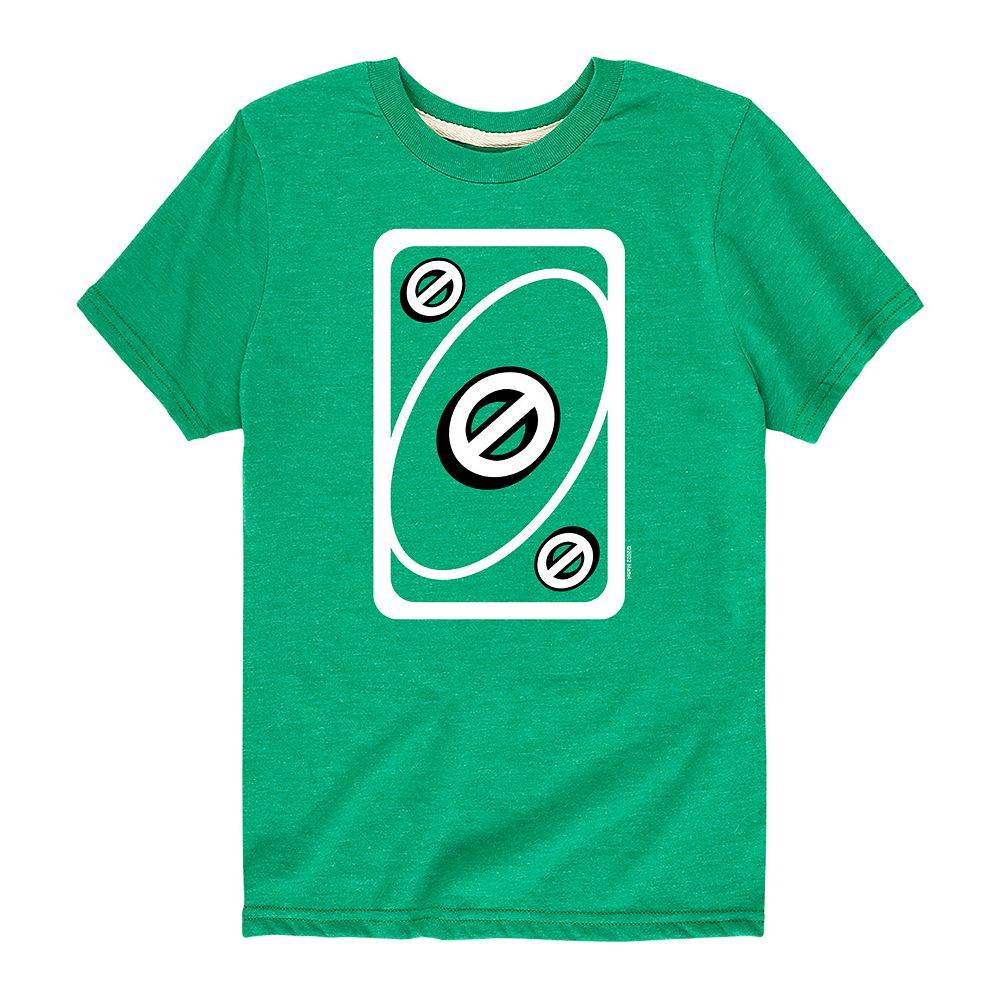 Boys 8-20 Mattel UNO Green Skip Card Graphic Tee