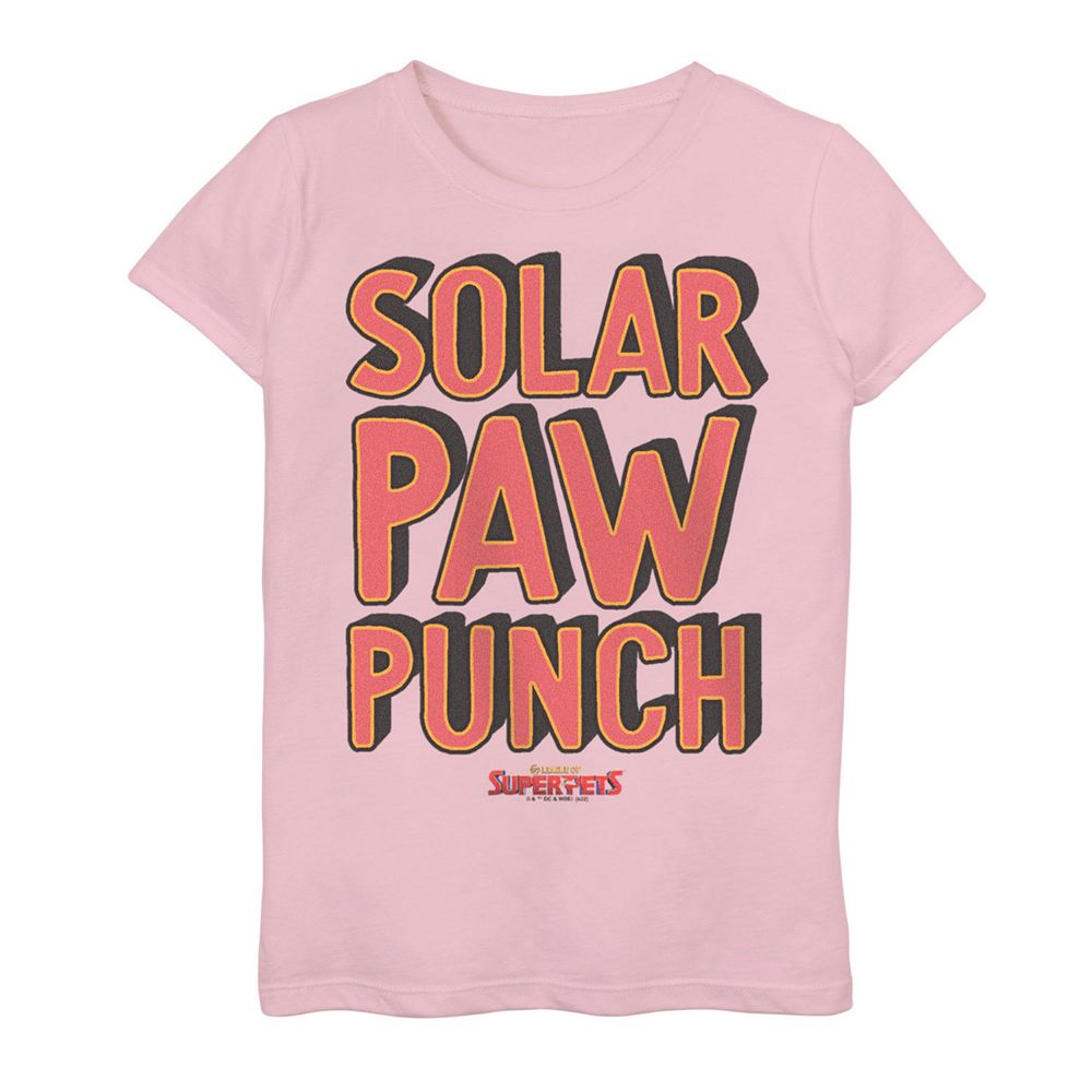Girls 7-16 DC Super Pets Solar Paw Punch Graphic Tee