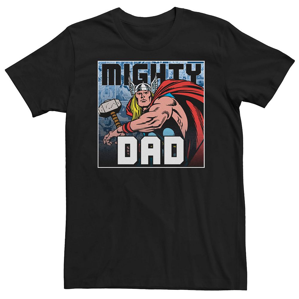 Big & Tall Marvel Thor Father's Day Mighty Dad Tee