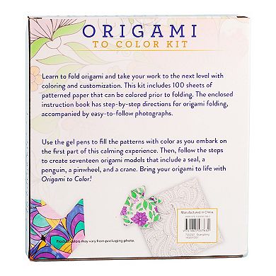 Origami To Color Kit